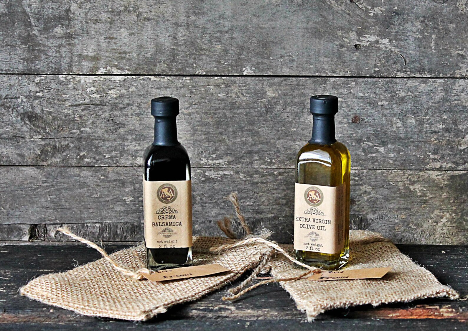 Olive Oil & Balsamic Mini Gift Set Oil and Vinegar Favors Italian ...