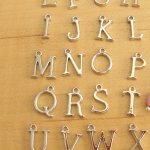 Add an Initial / Letter Charm to Your Order - Etsy