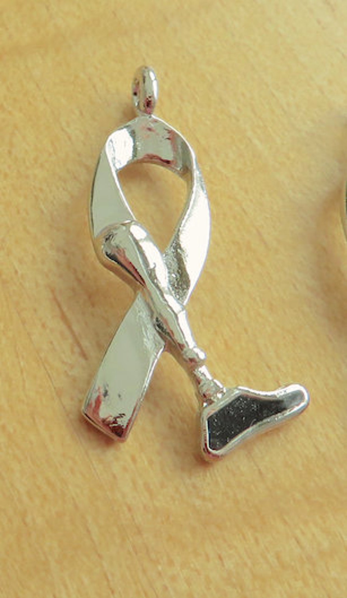 Amputee Awareness KEYCHAIN RING Prosthetic Leg Awareness | Etsy