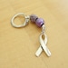 Purple Awareness Keychain - ADD, ADHD, Alzheimers, Crohns, Epilepsy ...