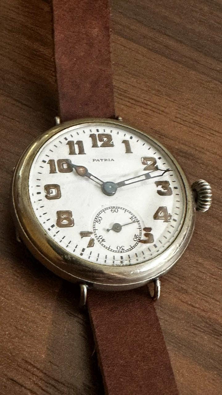 1918 WWI MILITARY Omega Patria Trench Watch - Etsy