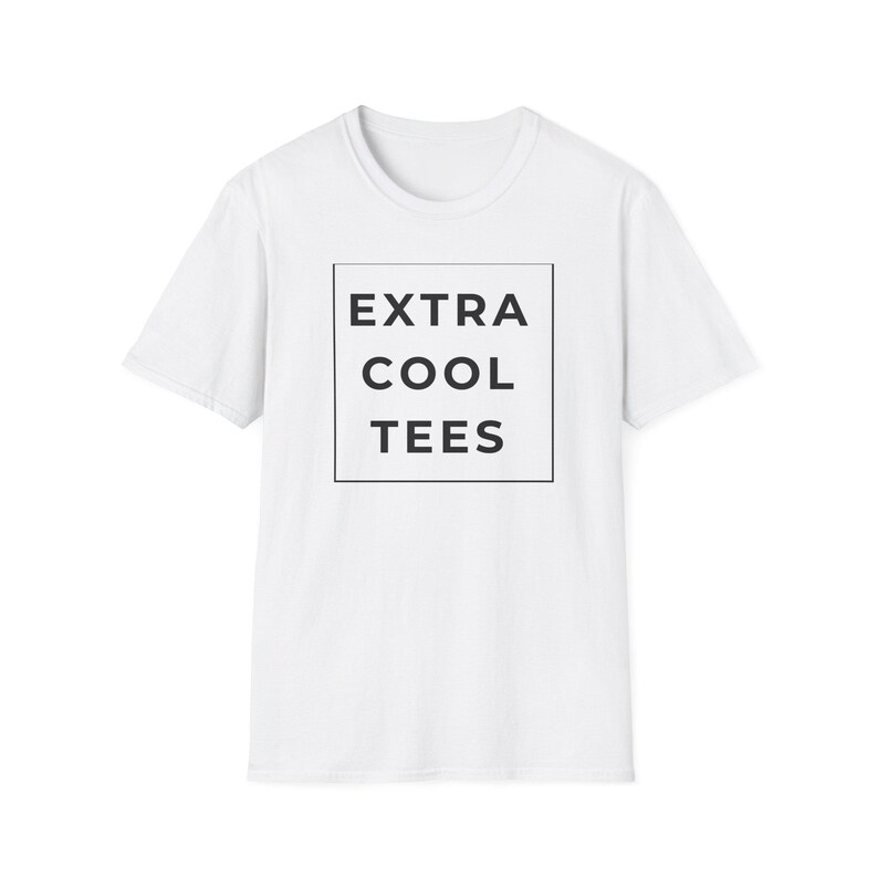 Extra Cool Tees | Minimal Square Logo | T Shirt - Etsy