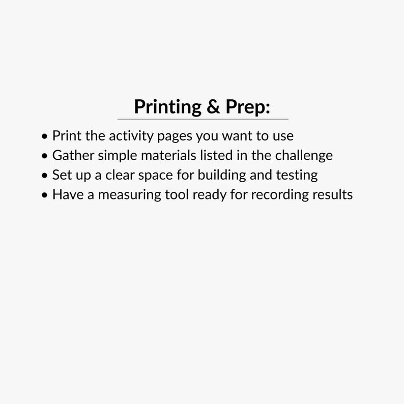 Flower Tower STEM Challenge – Engineering Activity for Kids - Etsy UK