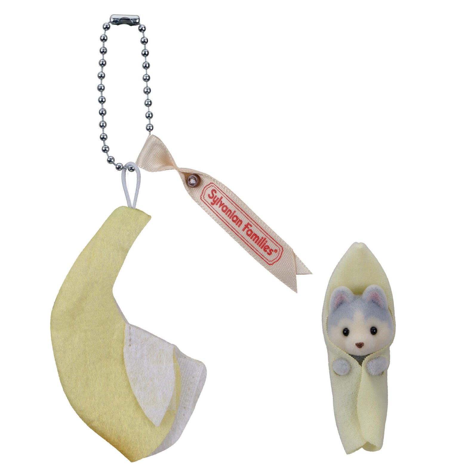 Calico Critters Miniature Doll Figure Keychain Charm, Husky Baby in ...