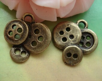 Antique Double Sided Buttons - Etsy