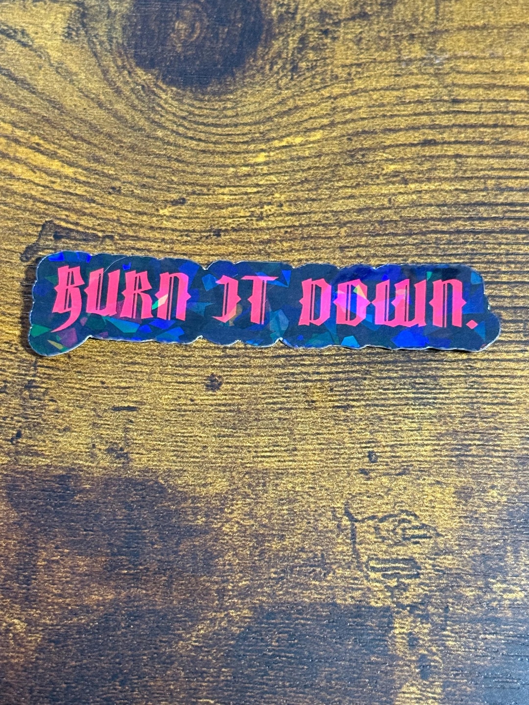 Burn It Down Sticker | Bold Political Statement Decal - Etsy