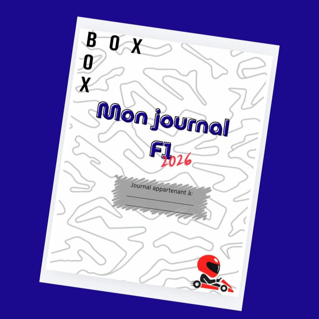 Printable F1 2026 Journal • F1 Season Planner • Race Tracking, Results ...