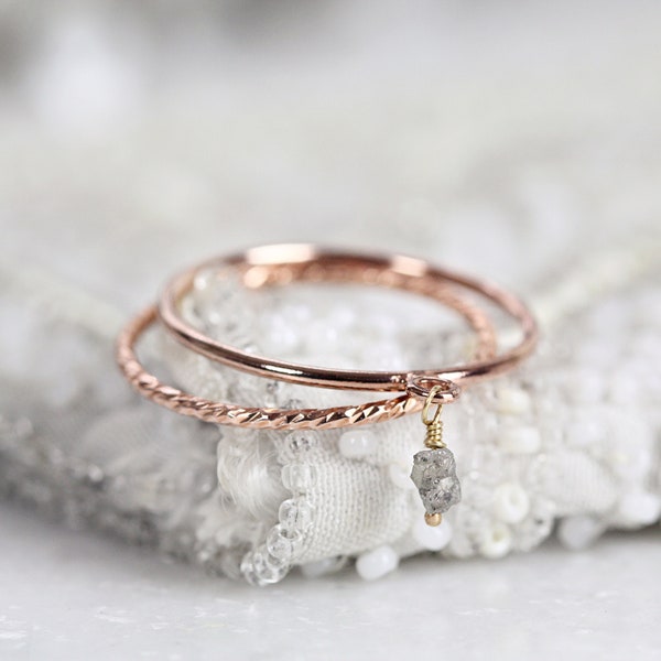 Dangle Charm Ring - Etsy