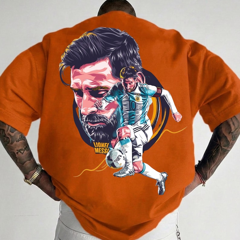 Messi Football PNG | Soccer Comic Sublimation Design (digital Download ...