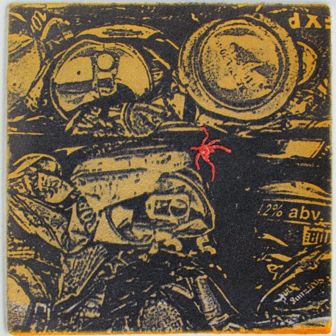 Photo Etching Mono Print. Bug in Cans, Hand Pulled Print, Limited ...