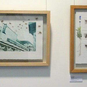 Limited Edition Fine Art Print. Urban Bees, Drypoint and Collagraph ...