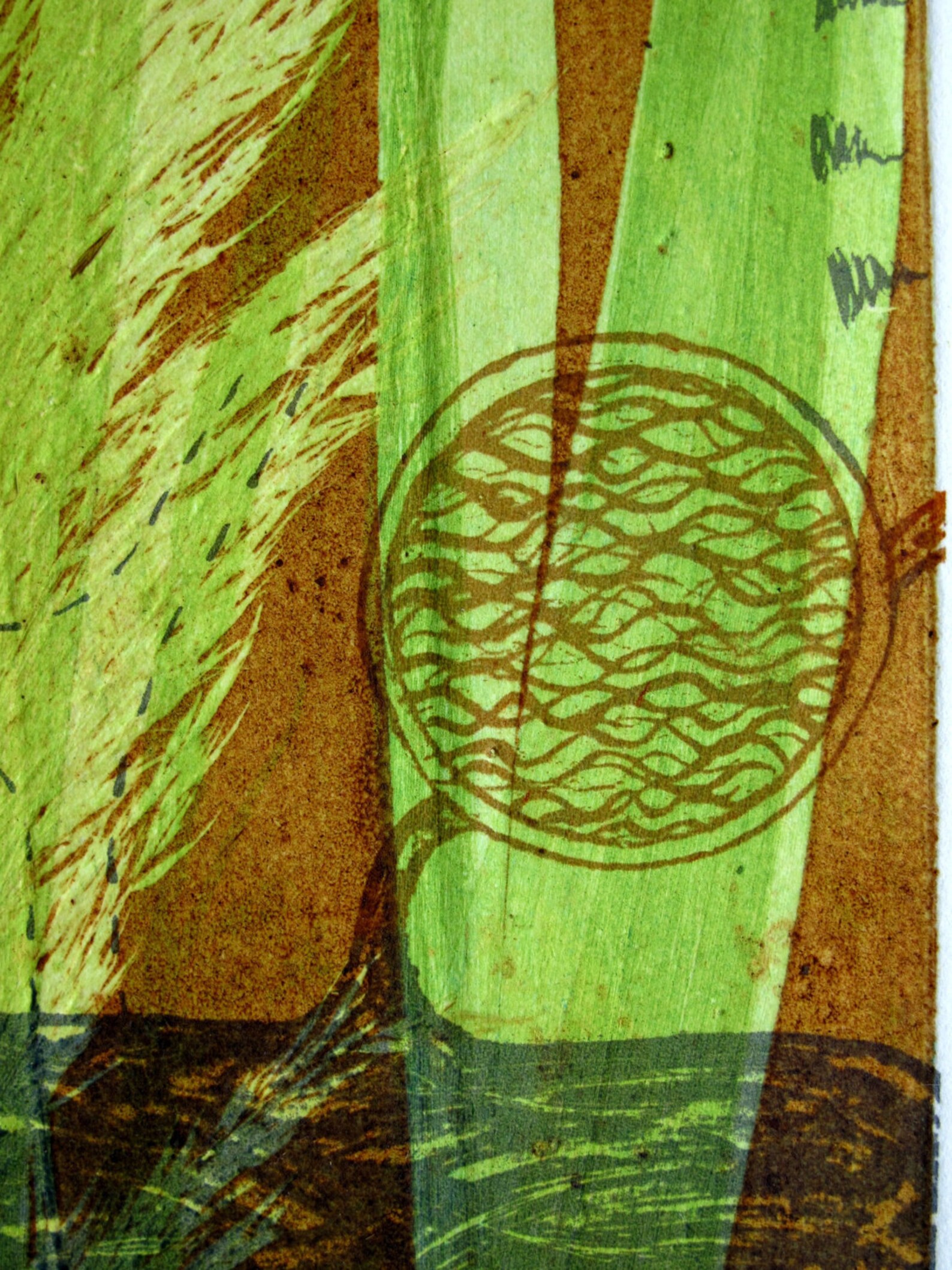 OOAK Fine Art Print, Eco Art. Reed Bed Regeneration - Etsy