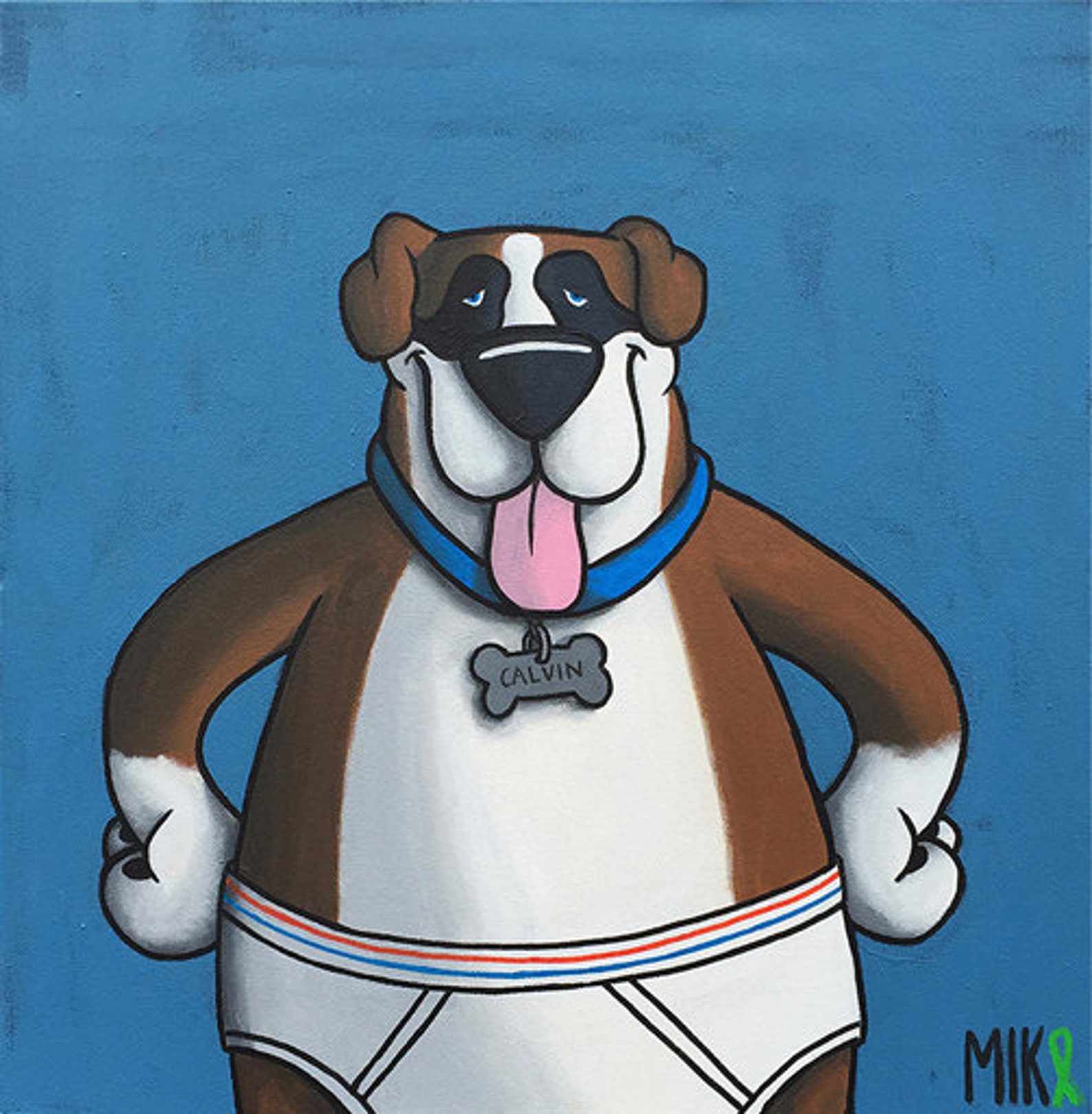Funny Dog Art Print, Dog Lover, Vet Office Art, Boxer Art, Happiness ...