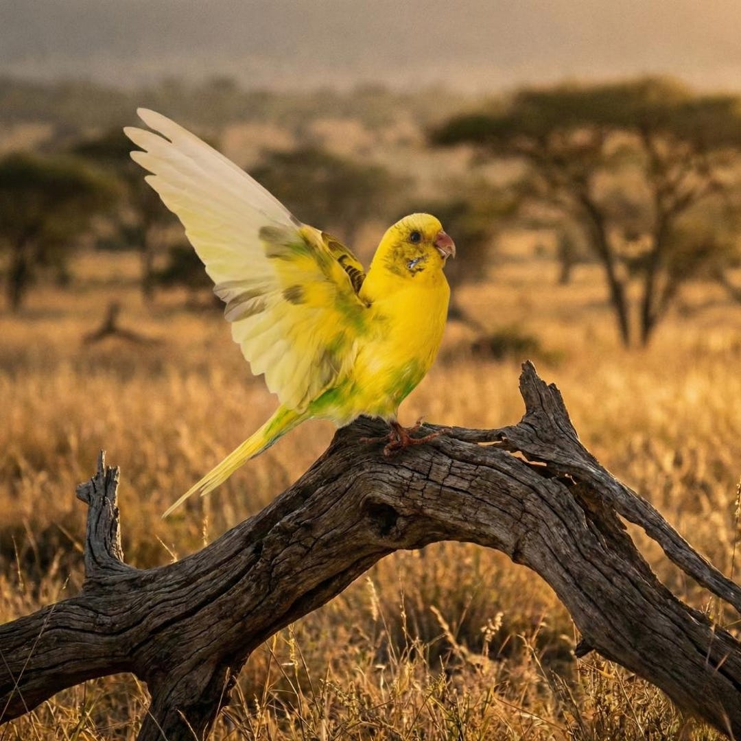 Real Yellow Budgie Taxidermy Specimen 3.2" Petite Parakeet Available in ...