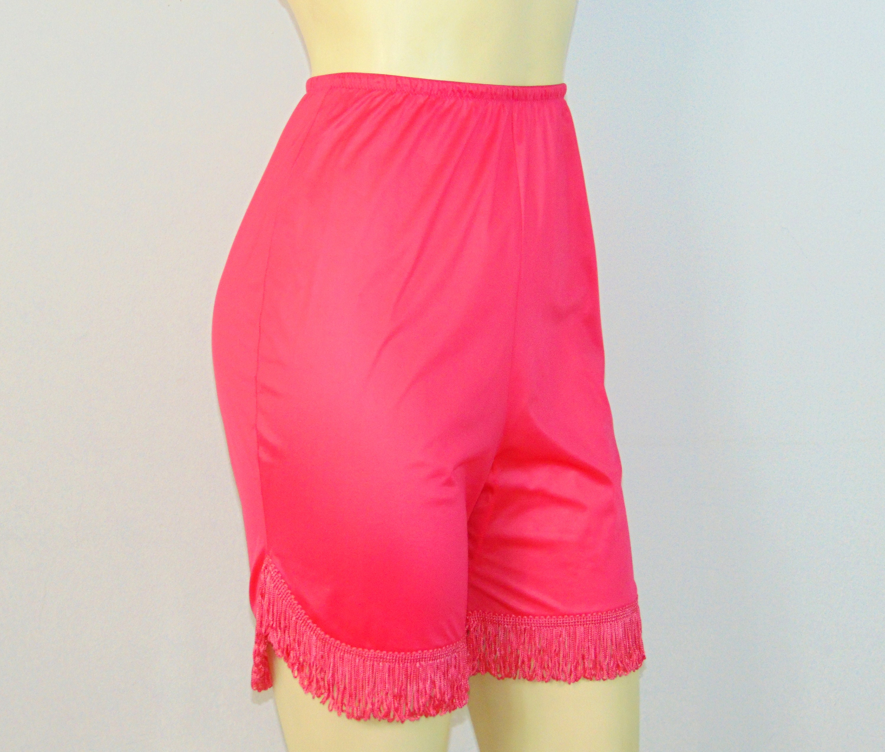 50s Coral Pink Bloomers Vintage Vanity Fair Fringed Bloomers - Etsy