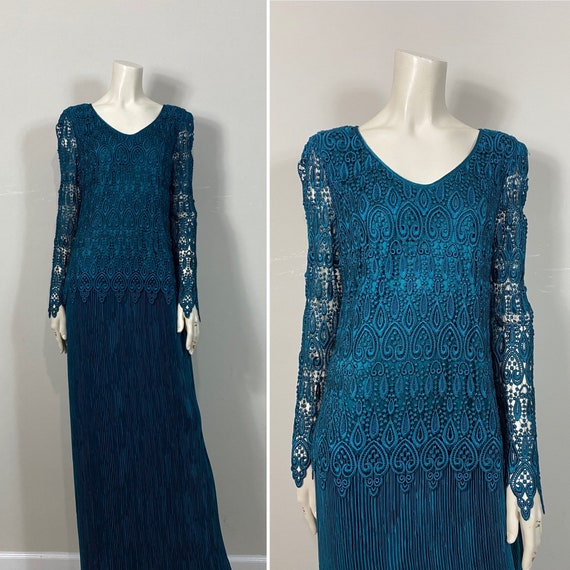 80s 90s Formal Evening Gown Vintage Evening Gown 80 Gem