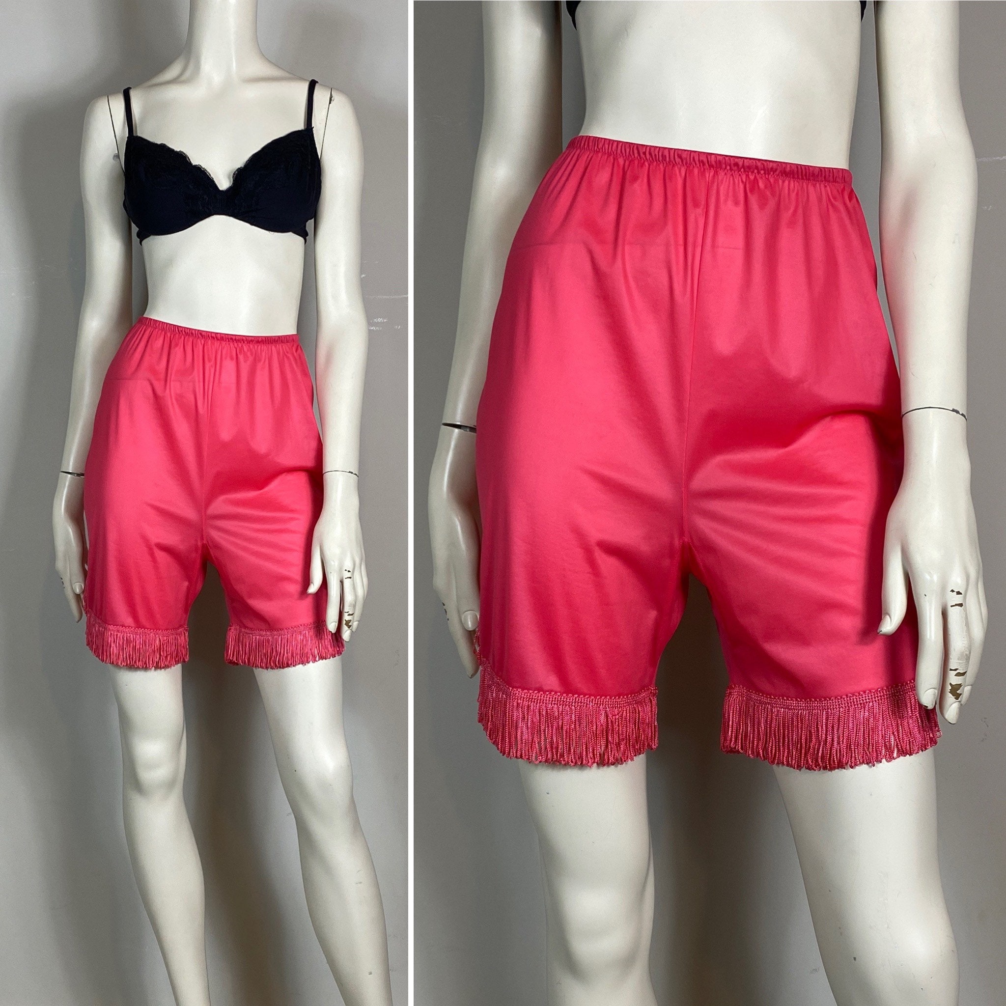 50s Coral Pink Bloomers Vintage Vanity Fair Fringed Bloomers - Etsy