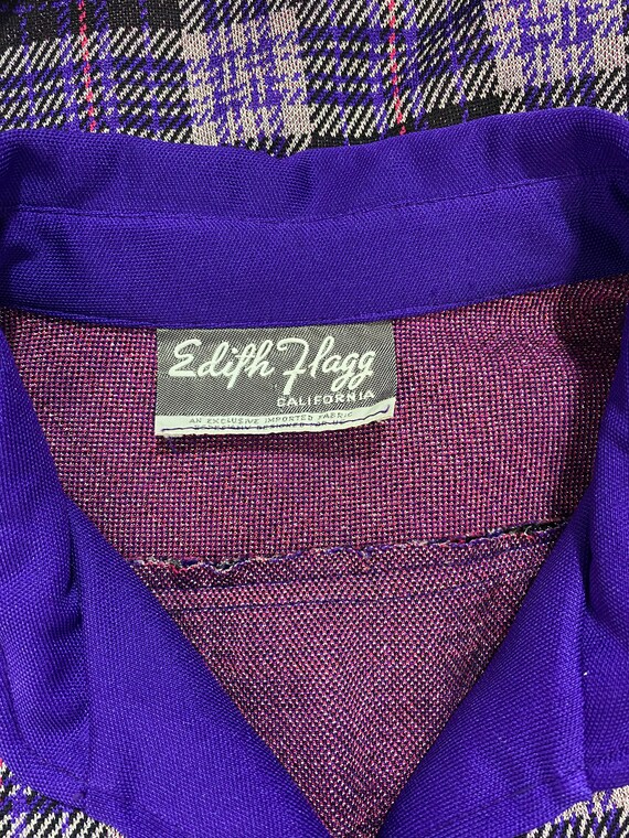 60s 70s Secretary Dress| Edith Flagg California Metal… - Gem