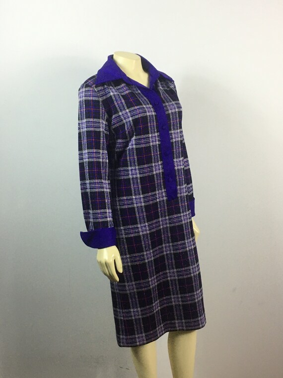 60s 70s Secretary Dress| Edith Flagg California Metal… - Gem