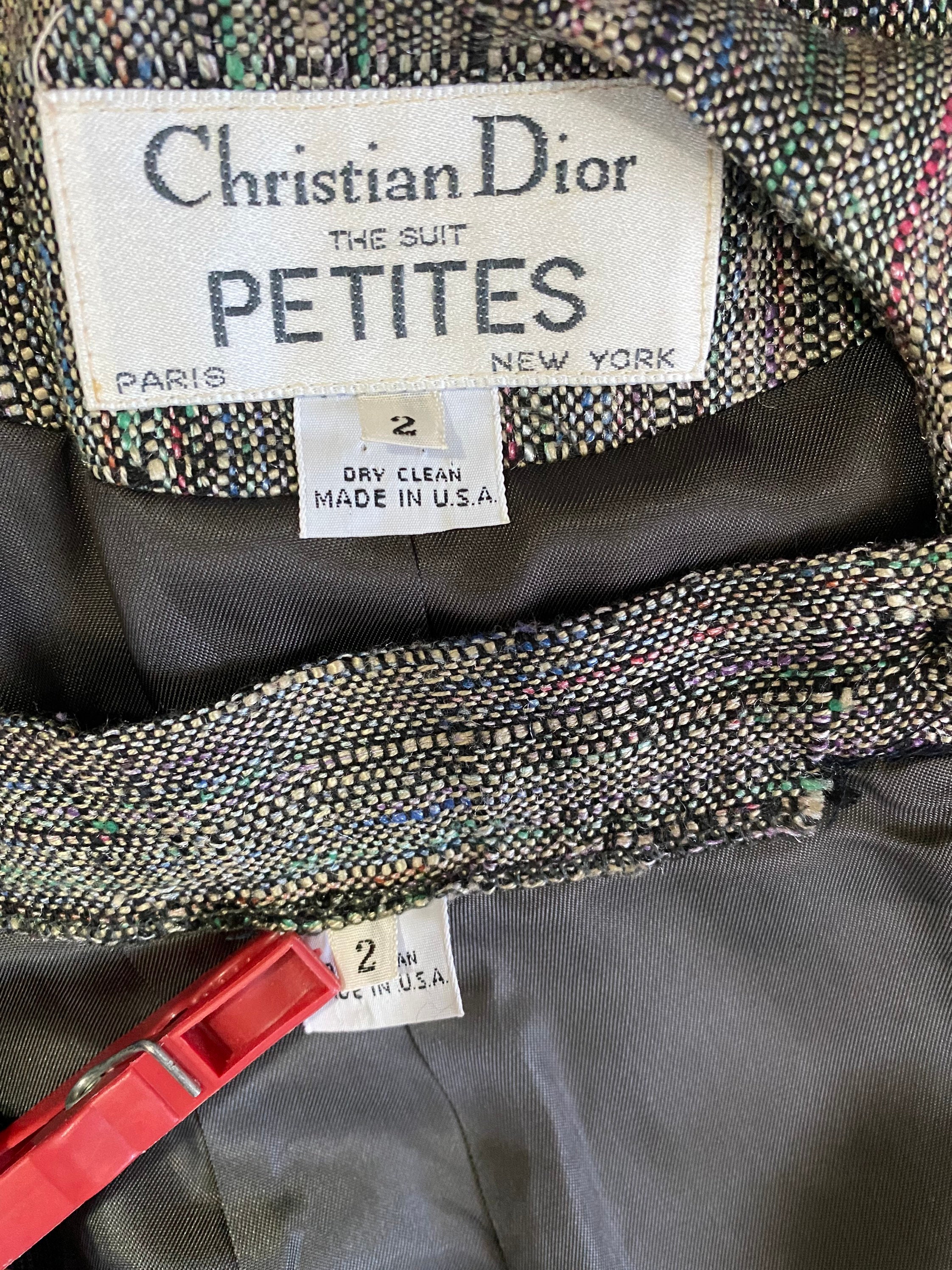 80s Christian Dior the Suit Power Suit| 80s DESIGNER SUIT| Women's ...