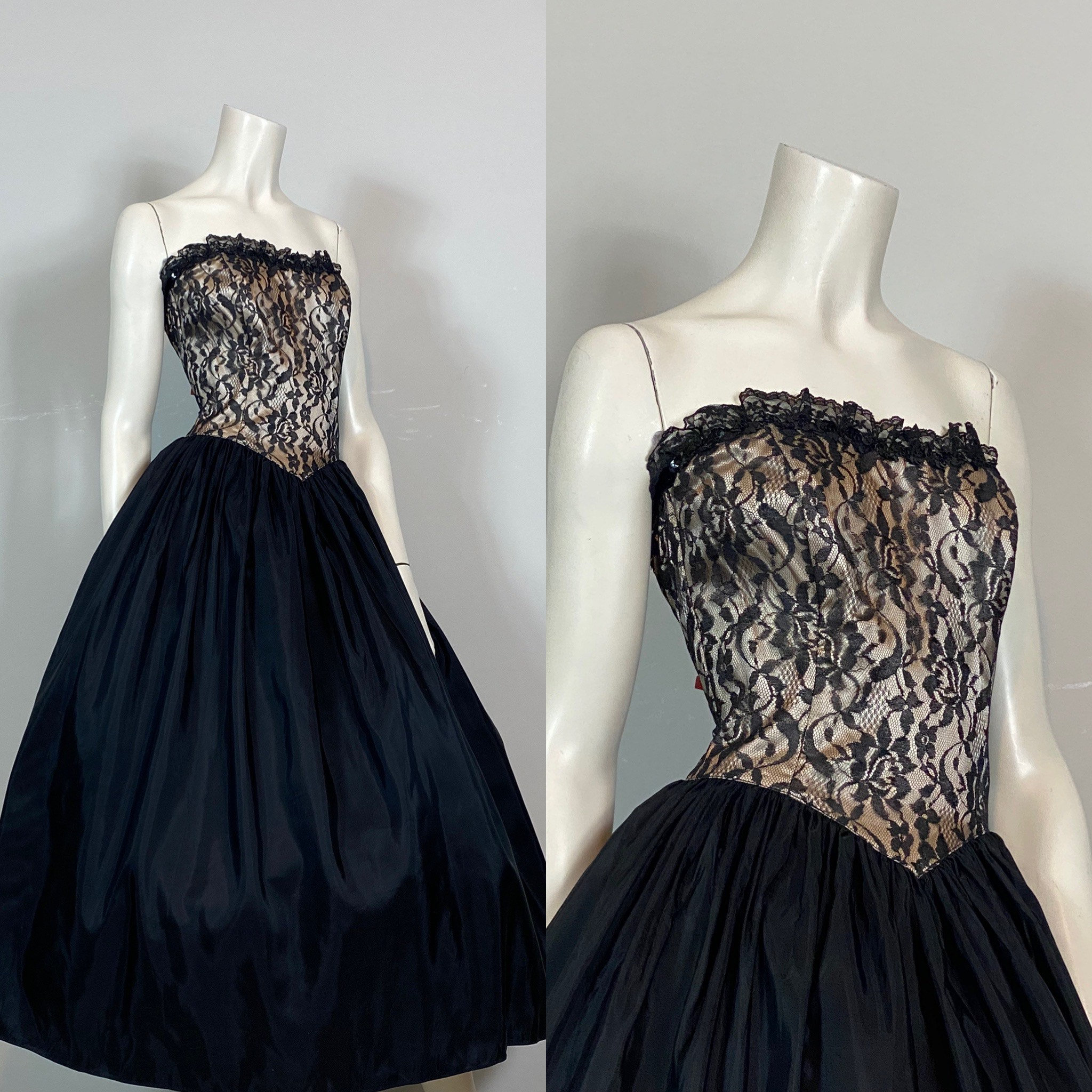 Black Vintage Prom Dresses