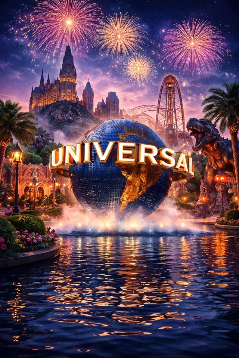 Universal Studios Fire Works Lock Screen - Etsy