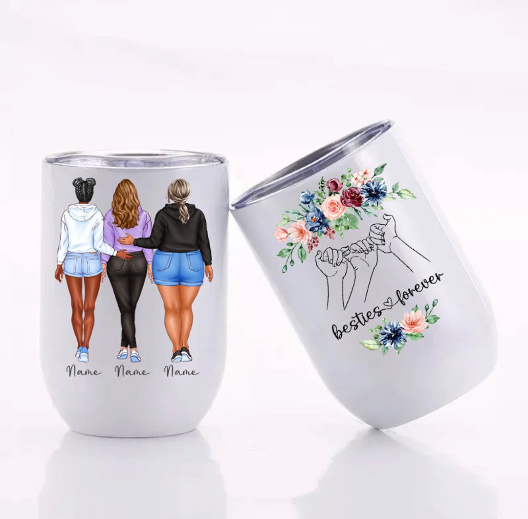 Best Friends Forever - Besties Forever- Best Friend Tumblers - Bestie ...