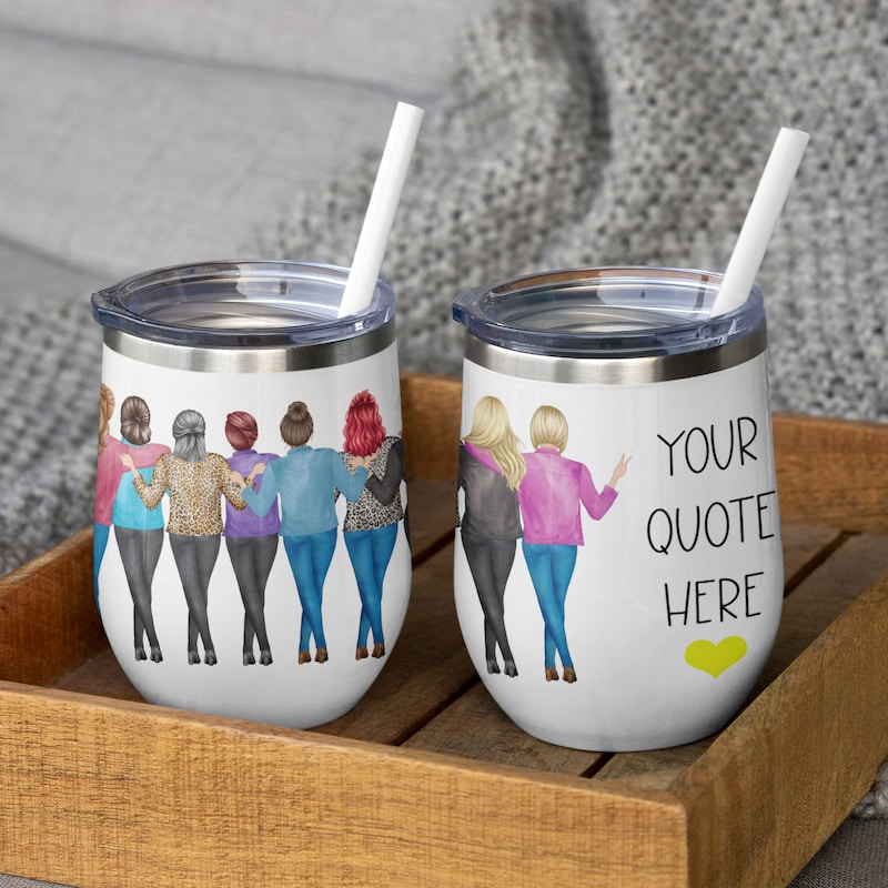 Wine Glass Friend Quote - Etsy