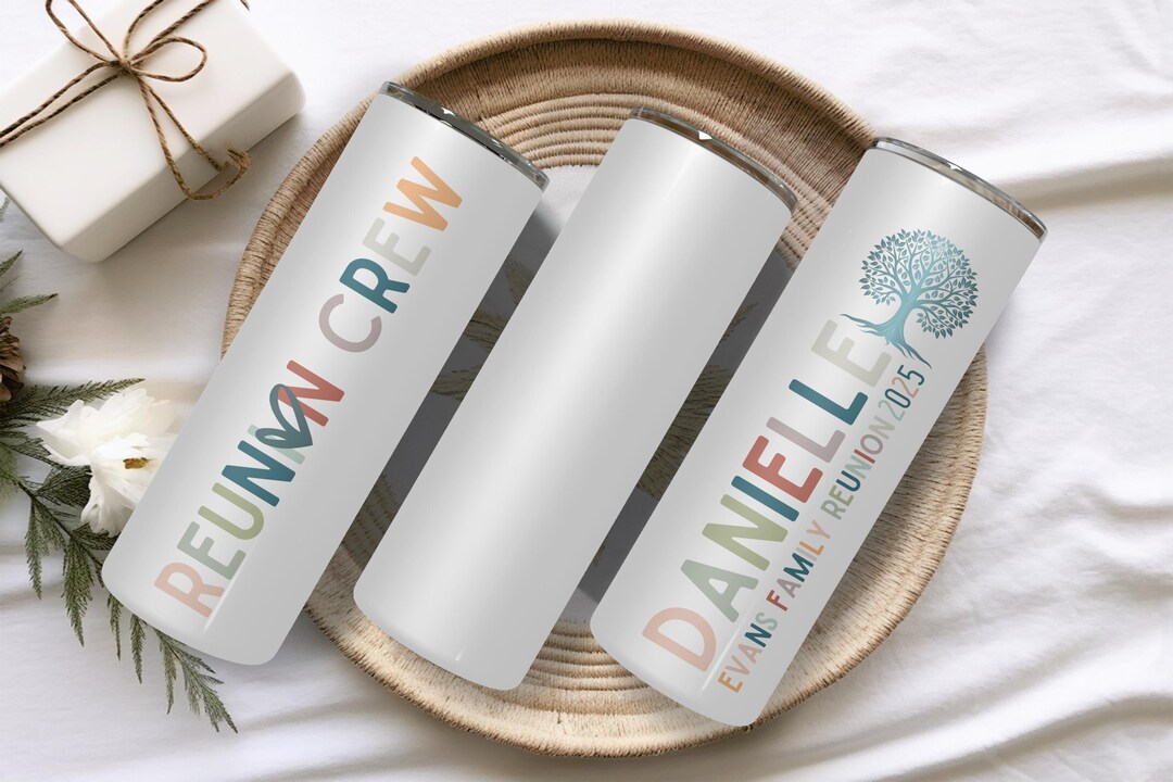 Custom Reunion Crew Tumbler - Personalized Name - Matching Family ...