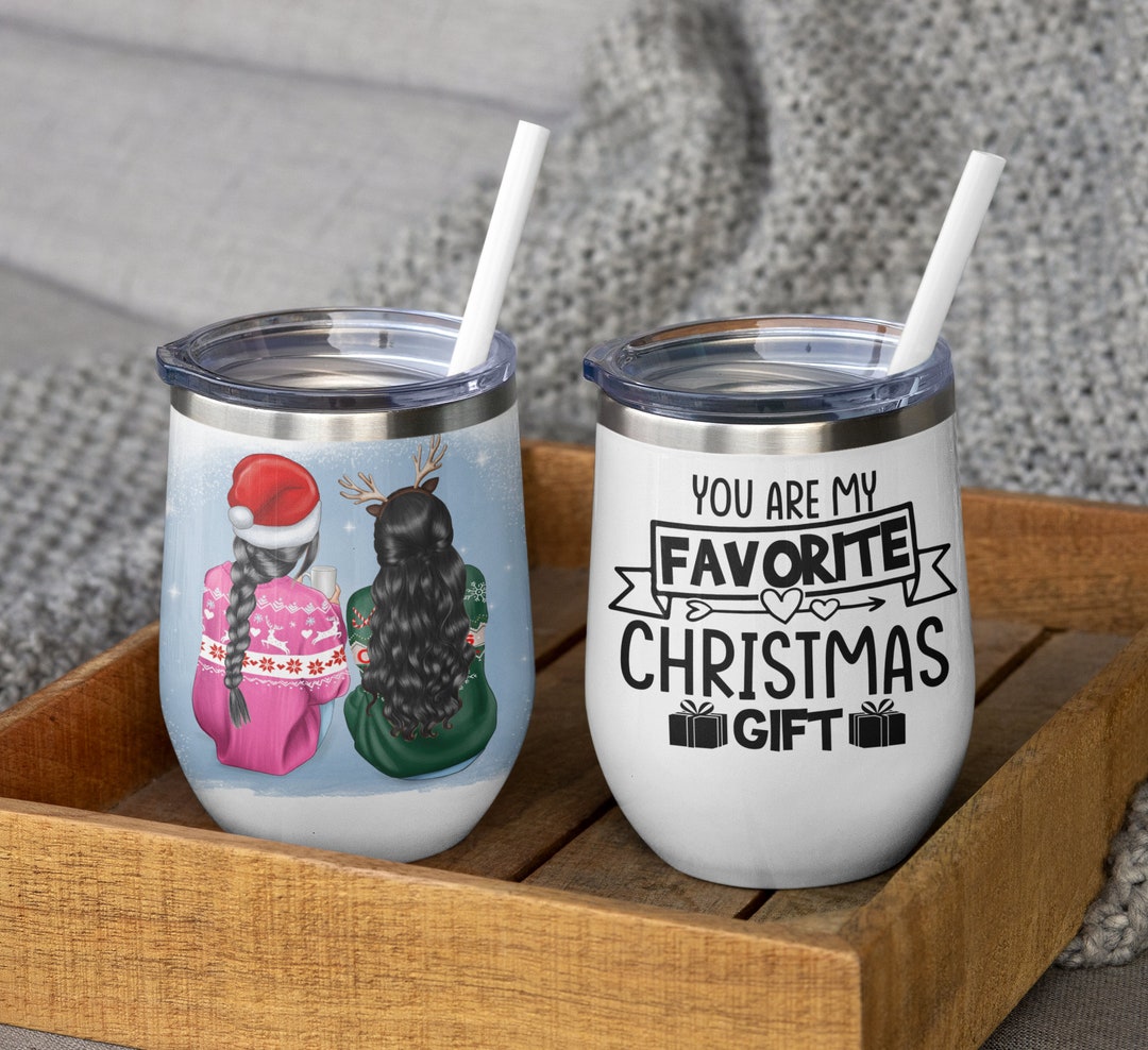 You're My Favorite Christmas Gift - 12 Oz Wine Tumbler - Etsy
