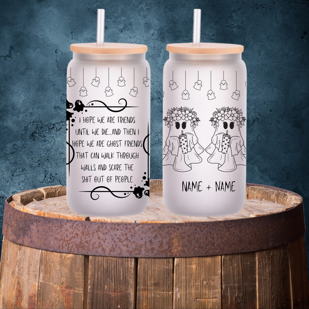 Funny Ghost Best Friend Tumbler - Ghost Friends - Best Friend Gift - 16 ...