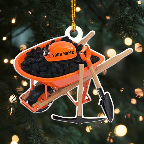 Miner Ornament - Etsy