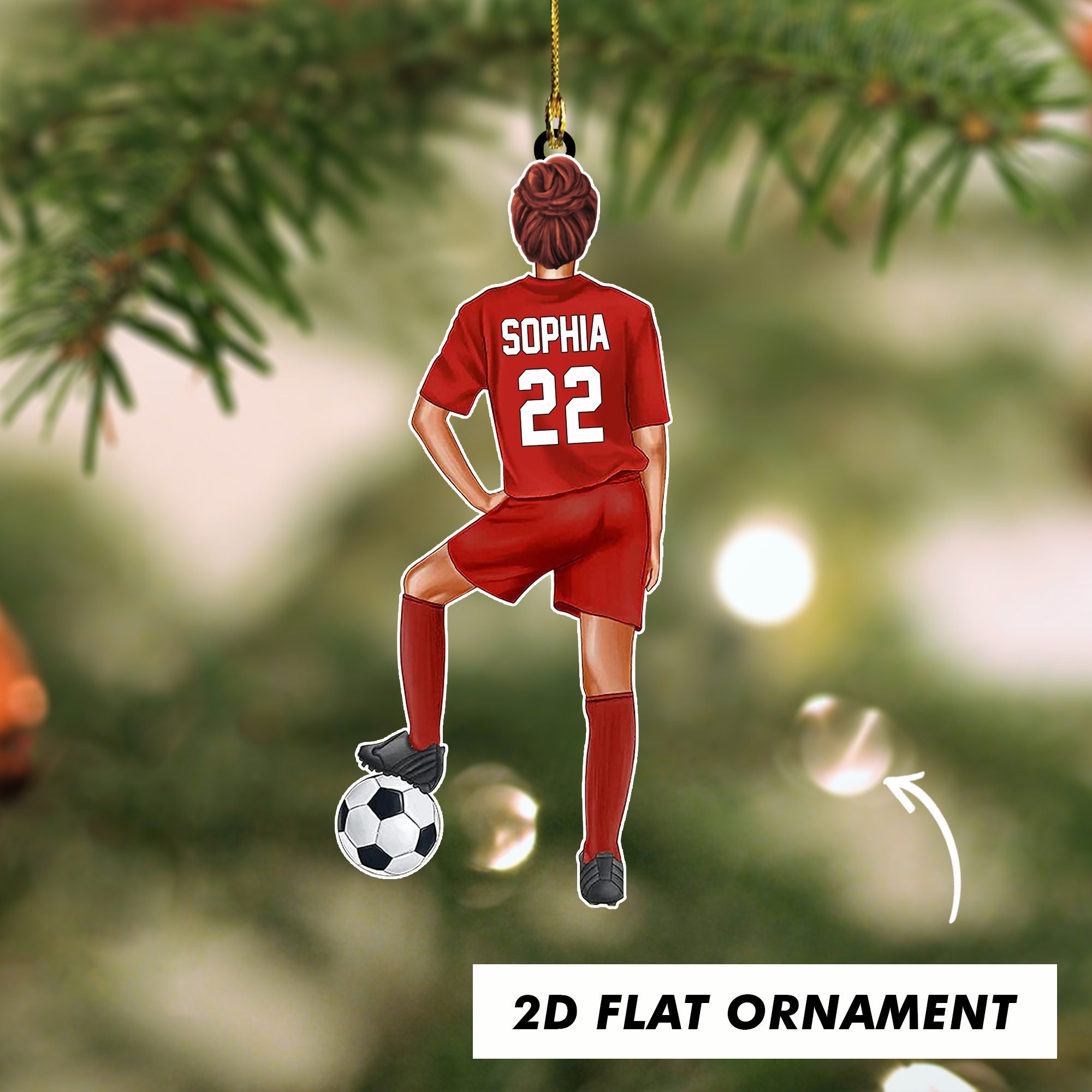 Soccer Player Ornament