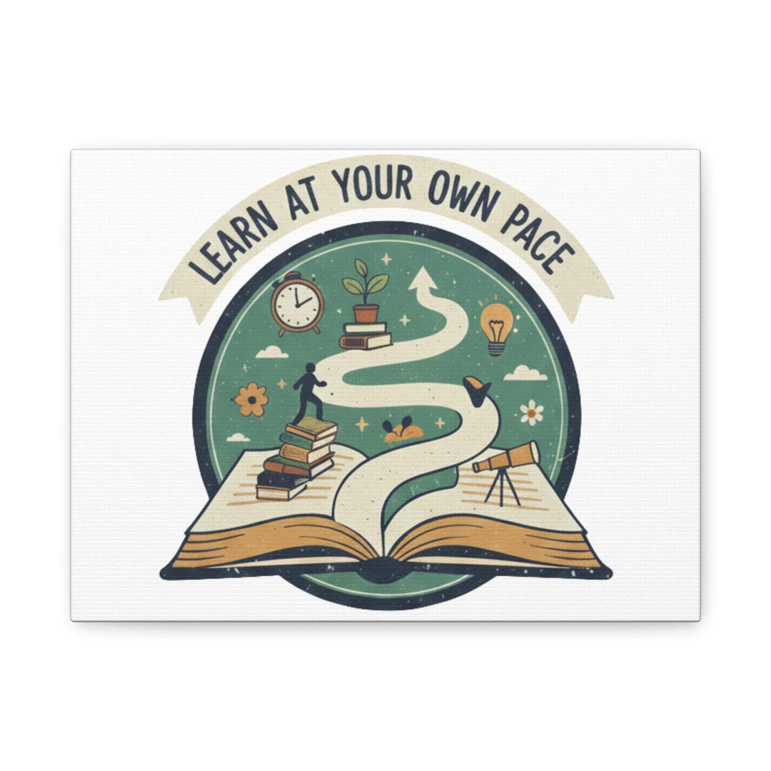 Learn at Your Own Pace Homeschool Canvas - Etsy
