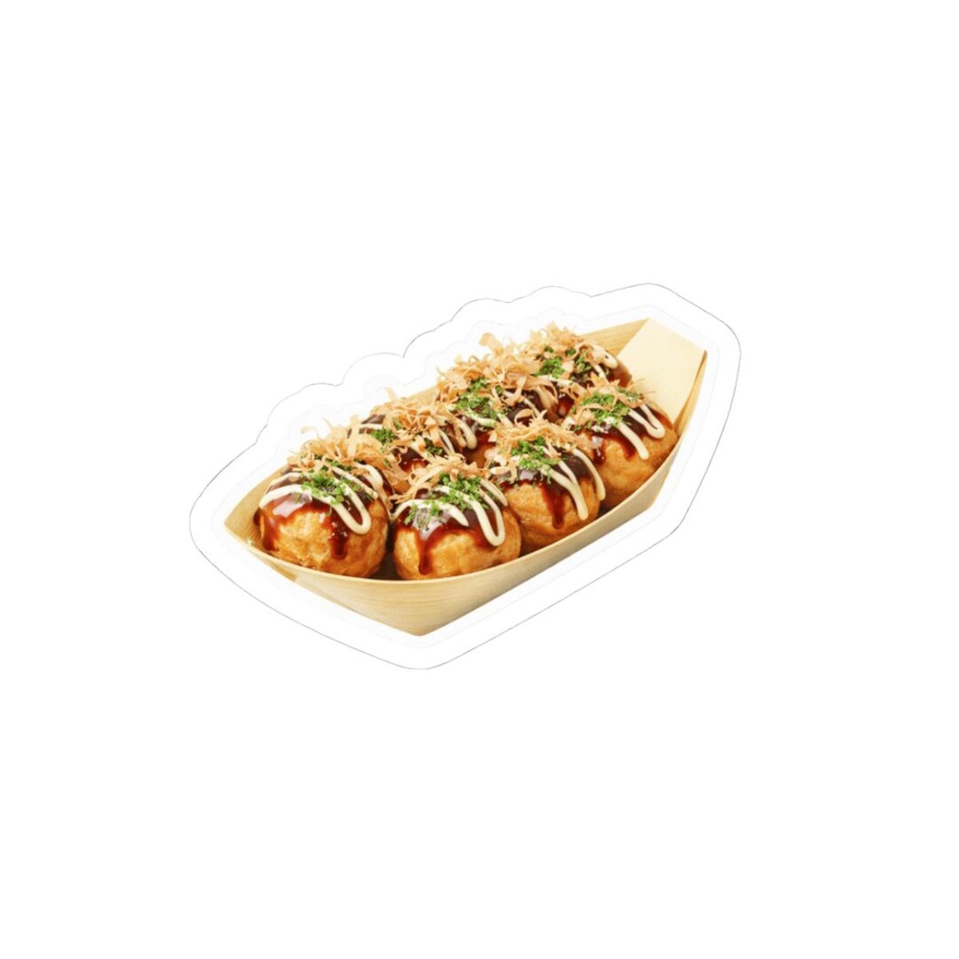Takoyaki Sticker | Realistic Japanese Street Food - Etsy