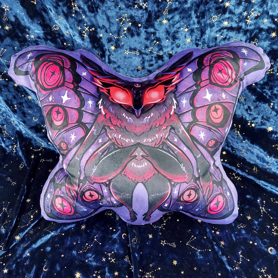Giant Mothman Fairy Pillow Plush - Etsy