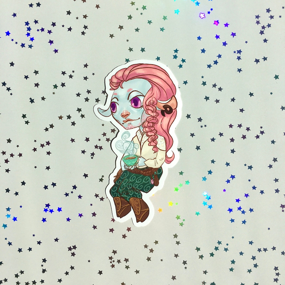 Caduceus Clay Sticker - Etsy
