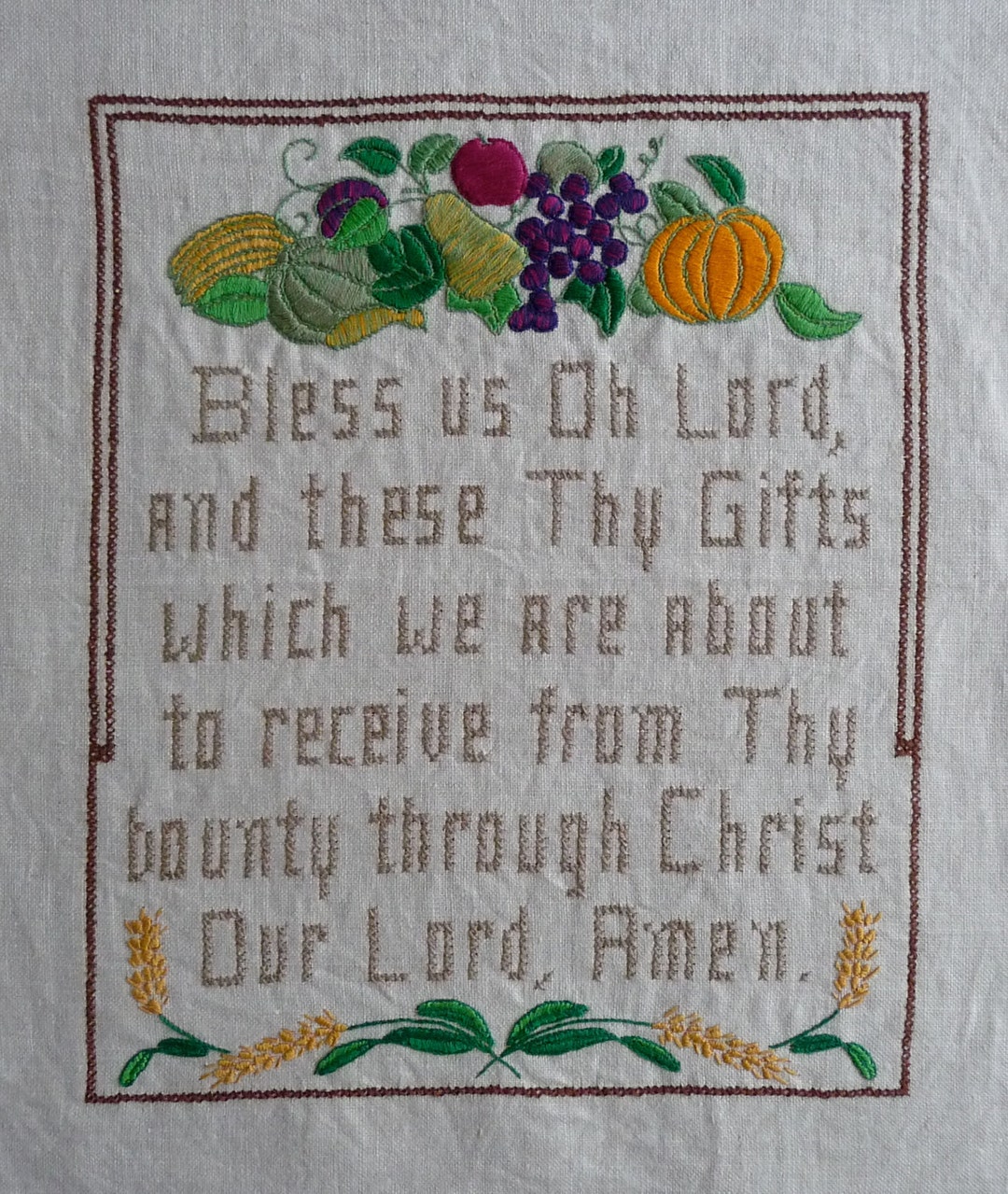 Jane Snead Samplers 422 Catholic Grace Sampler Vintage Cross Stitch ...