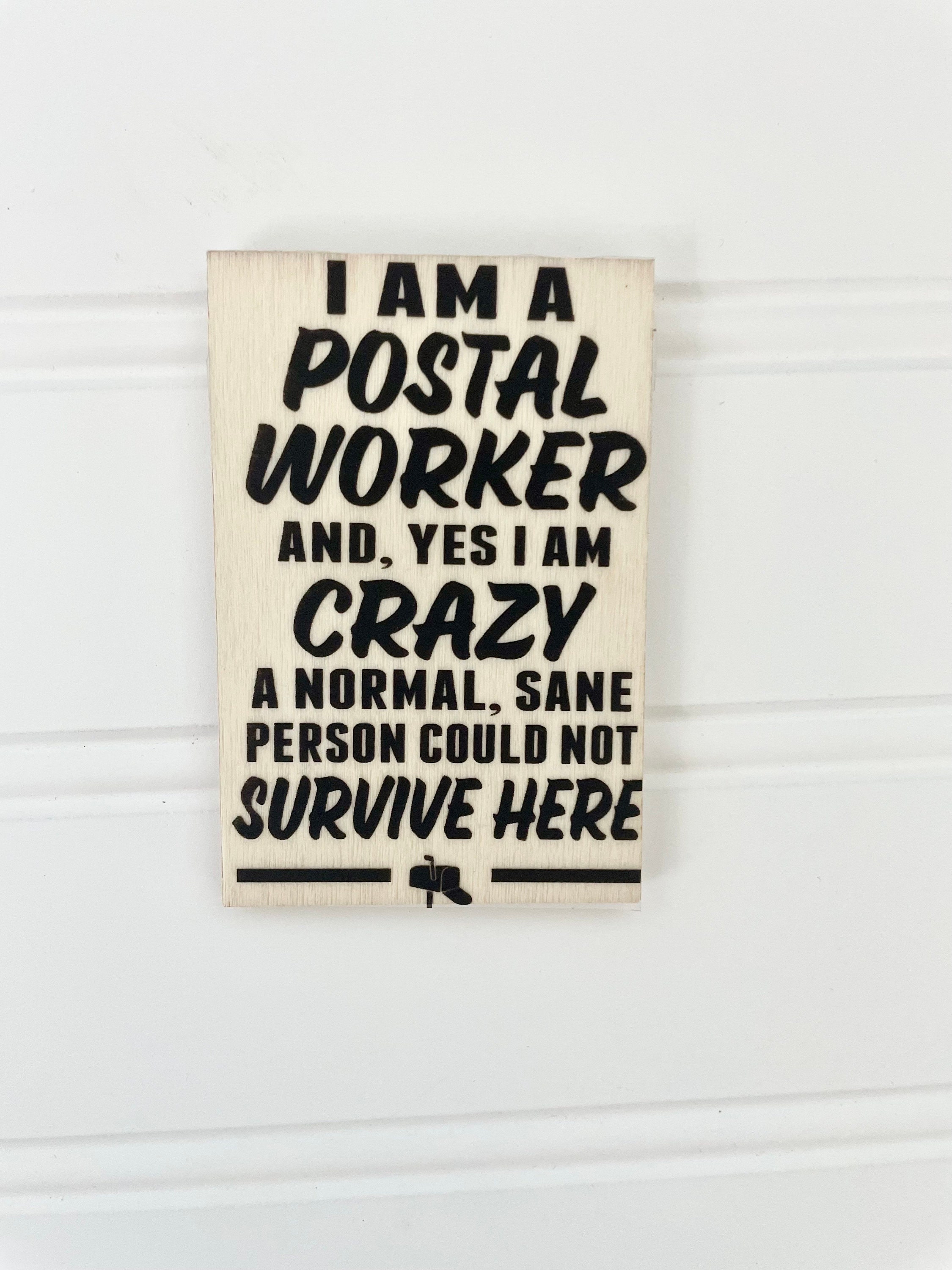 Postal Worker Magnet: Funny USPS Gift - Etsy