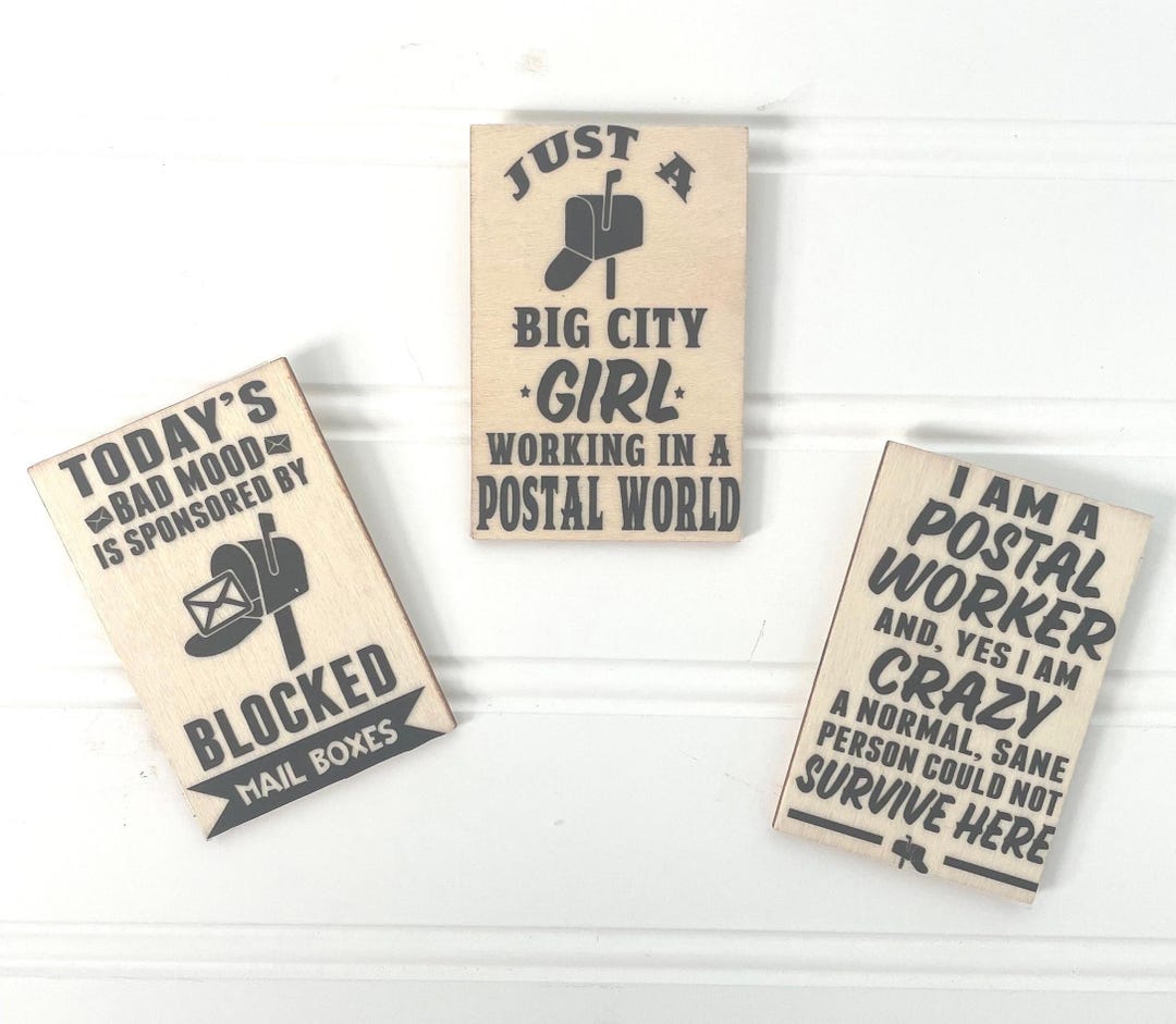 Postal Worker Magnet: Funny USPS Gift - Etsy