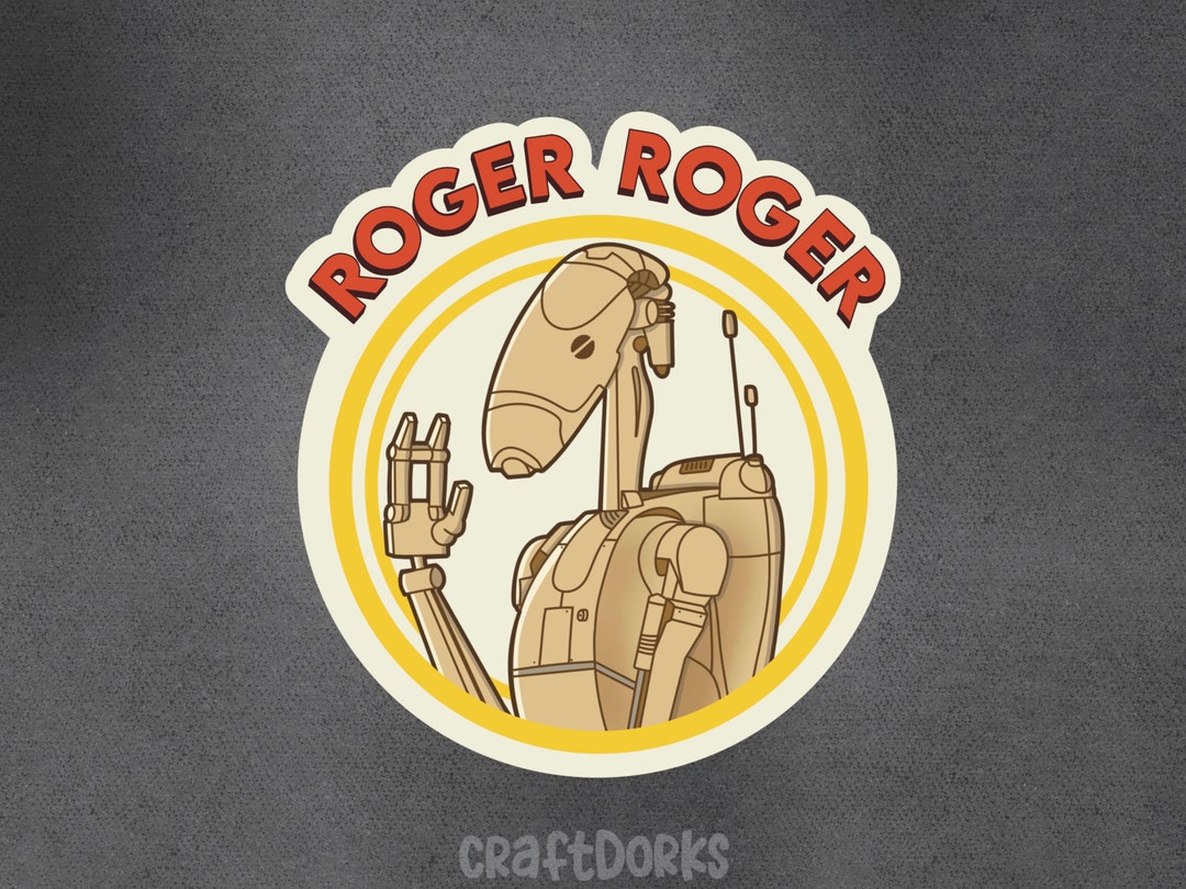 Star Wars Sticker, B1 Battle Droid Sticker, B-1 Droid Sticker, Star ...