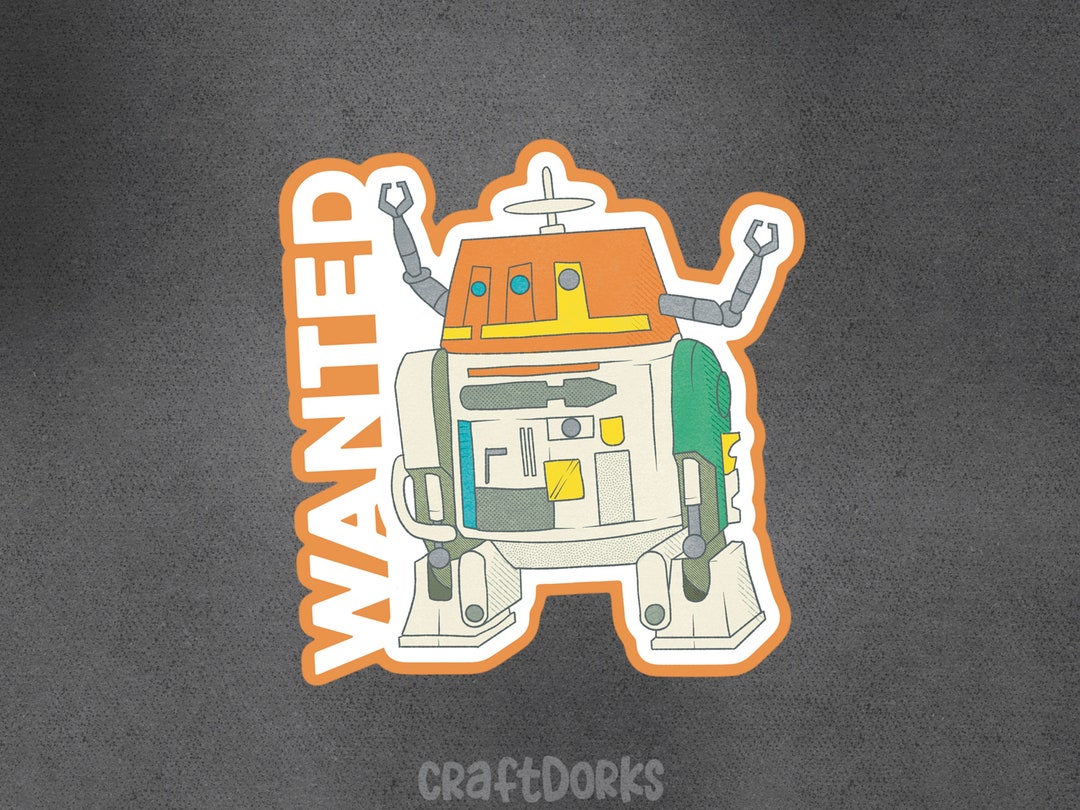 Star Wars Sticker, Chopper Sticker, Droid Sticker, Rebels Sticker, Star ...