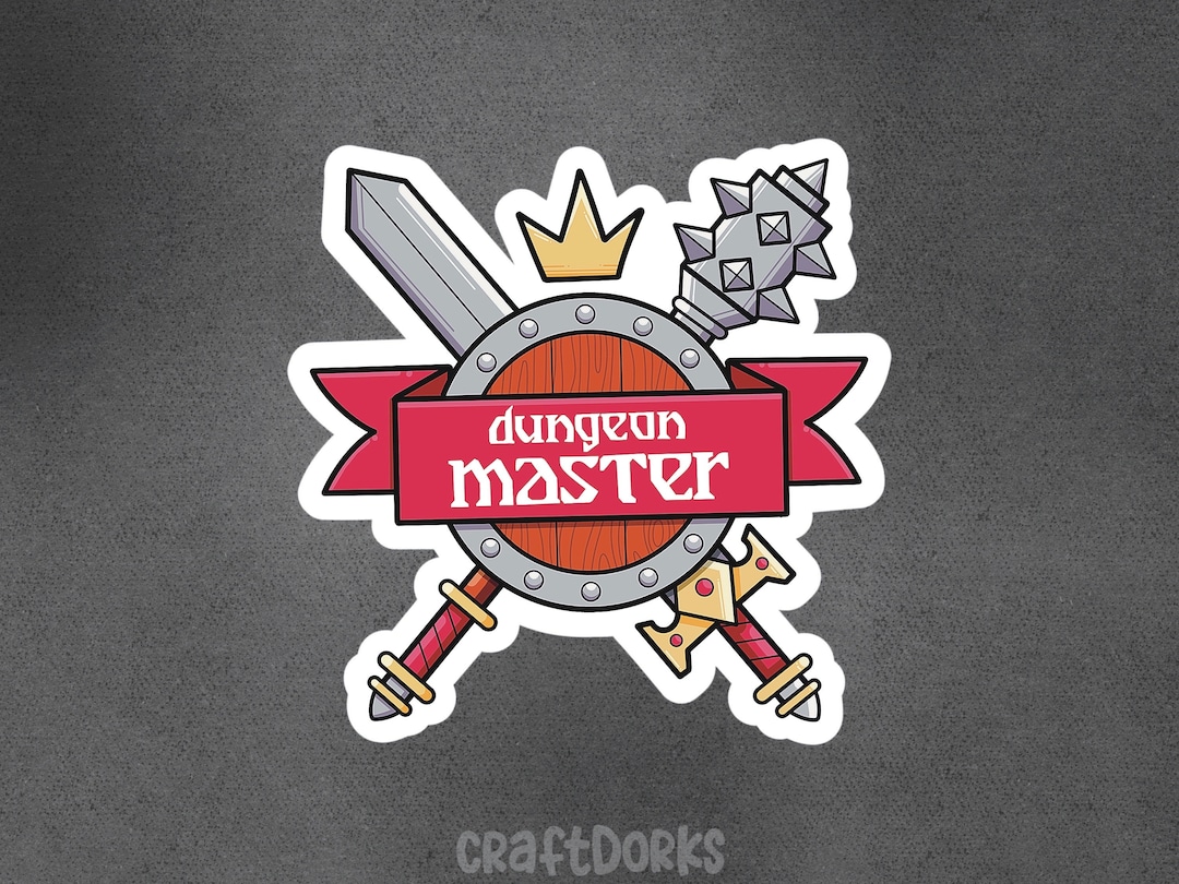 DND Sticker, Dungeon Master Sticker, DND Sticker, Dungeon Master ...