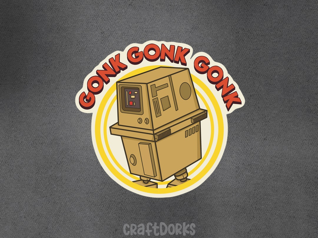 Star Wars Gonk Droid Sticker: Matte Vinyl Meme Sticker - Etsy