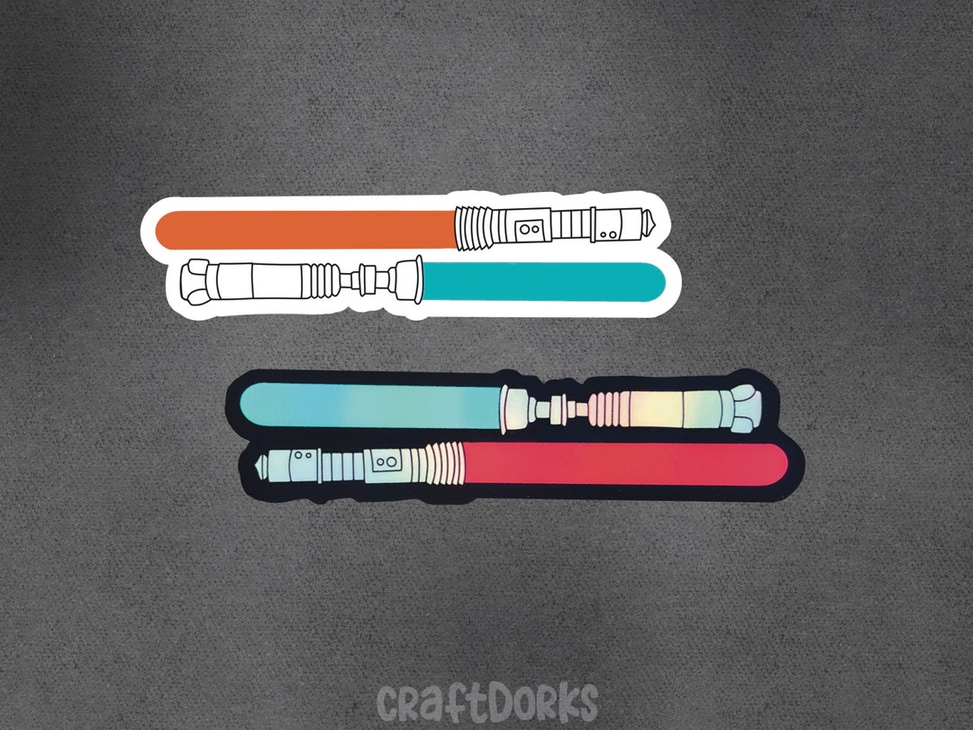 Star Wars Sticker, Lightsaber Stickers, Jedi Sticker, Sith Sticker ...