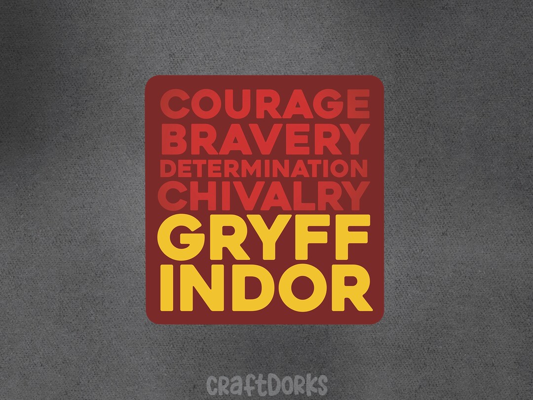 Harry Potter Sticker, Gryffindor Sticker, Hogwarts Sticker, Harry ...
