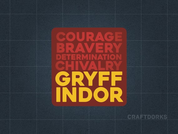 Harry Potter Sticker Gryffindor Sticker Hogwarts Sticker - Etsy