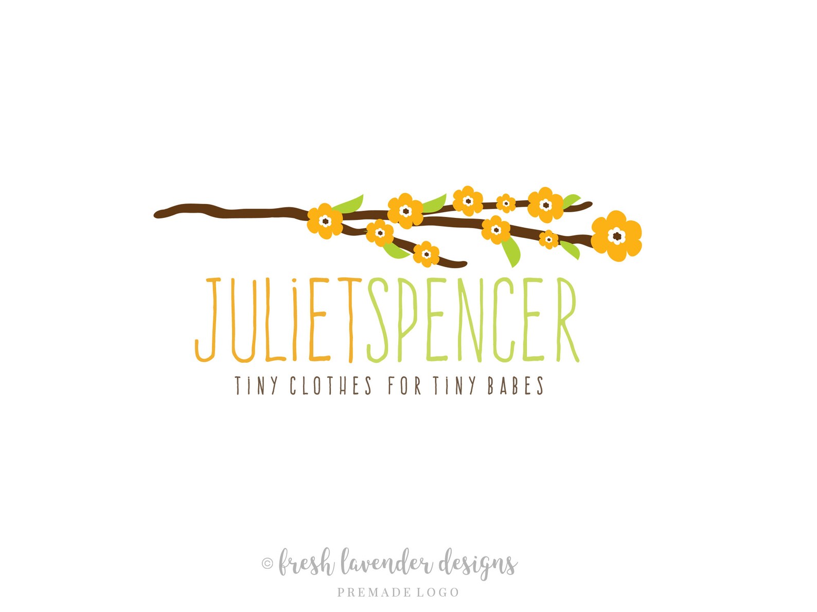 Branch Logo Custom Logo Logo Design Premade Logo - Etsy