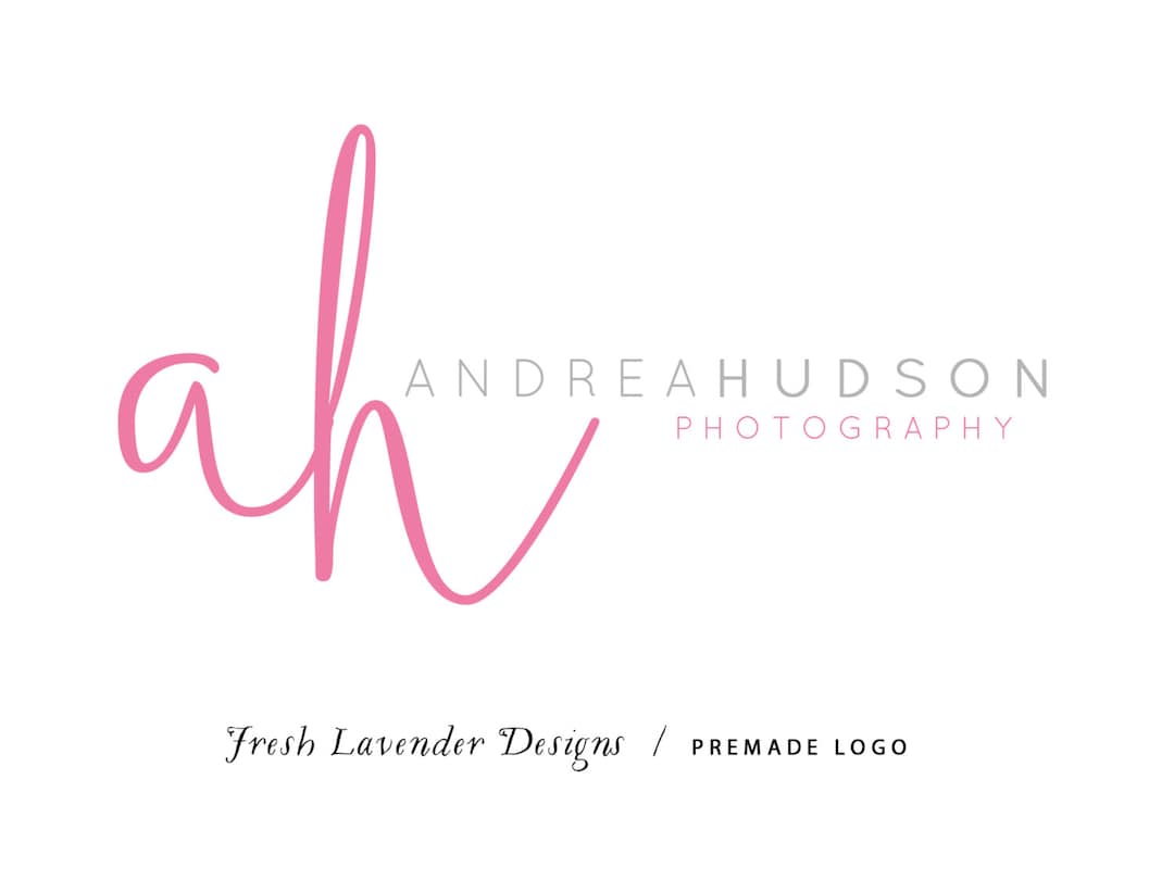 Custom Logo Design Premade Logo and Watermark for Photographers and ...