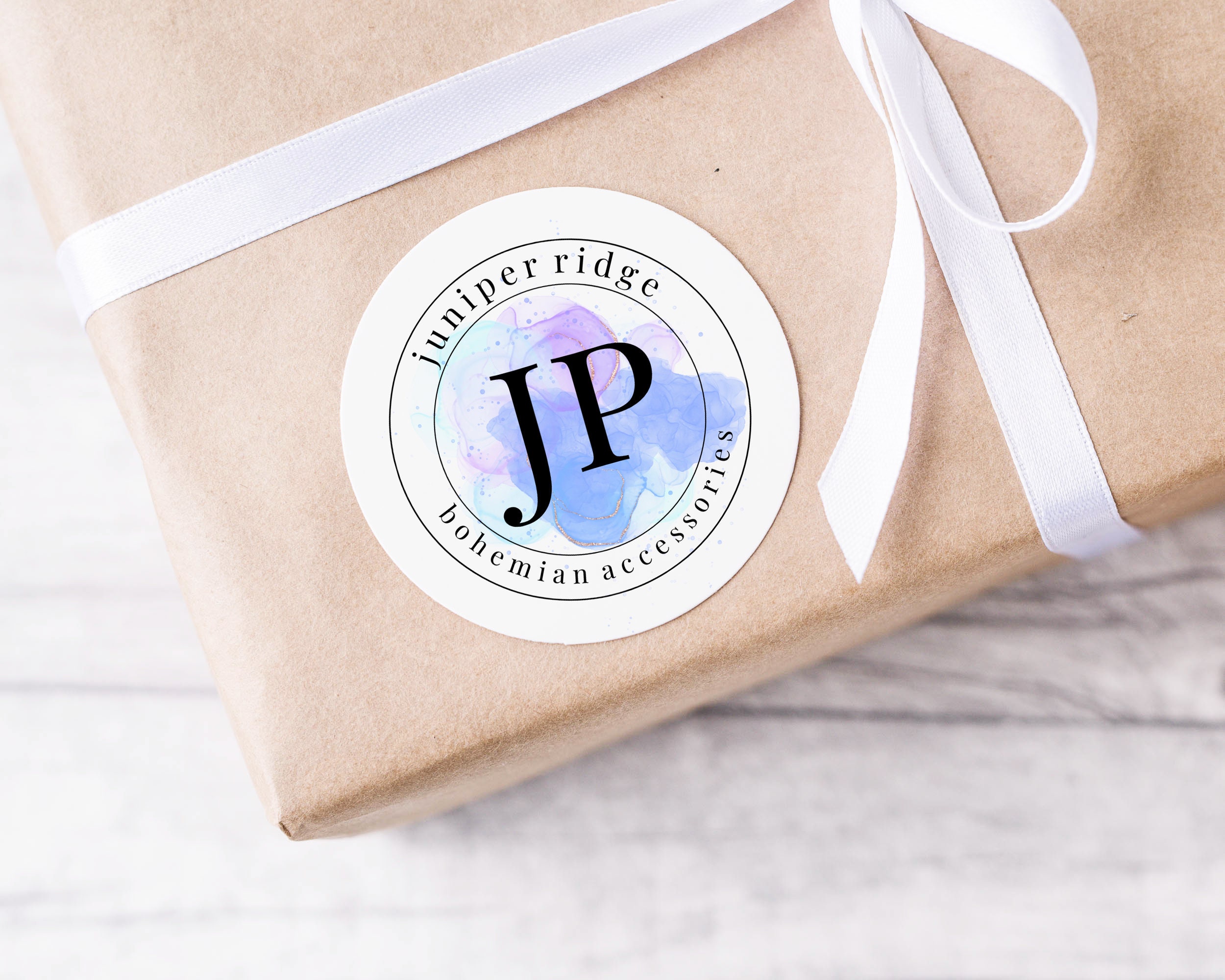 Ink Blot Logo: Editable Canva Template - Etsy